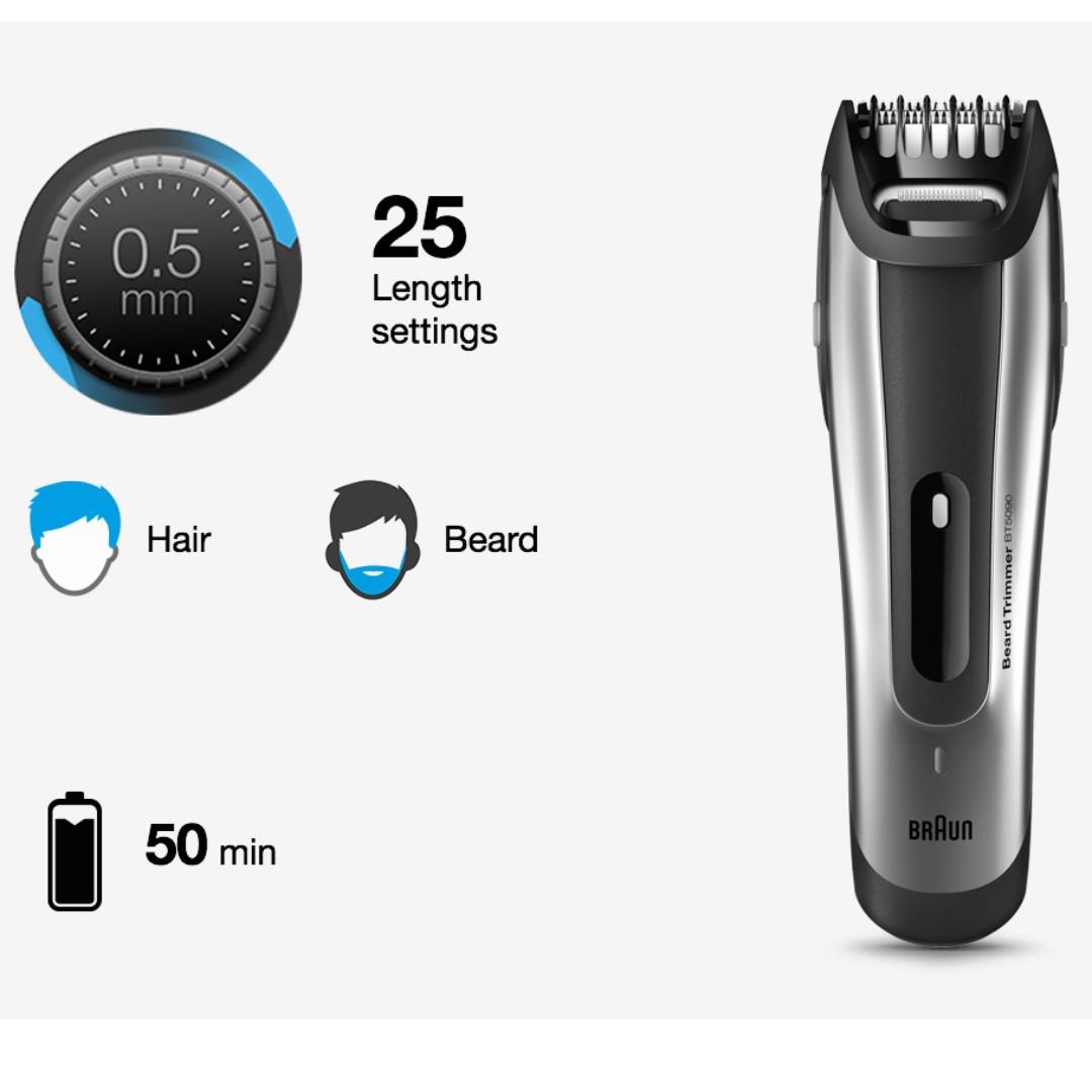 Braun Beard Trimmer BT 5090, Beauty & Personal Care, Men's Grooming on ...