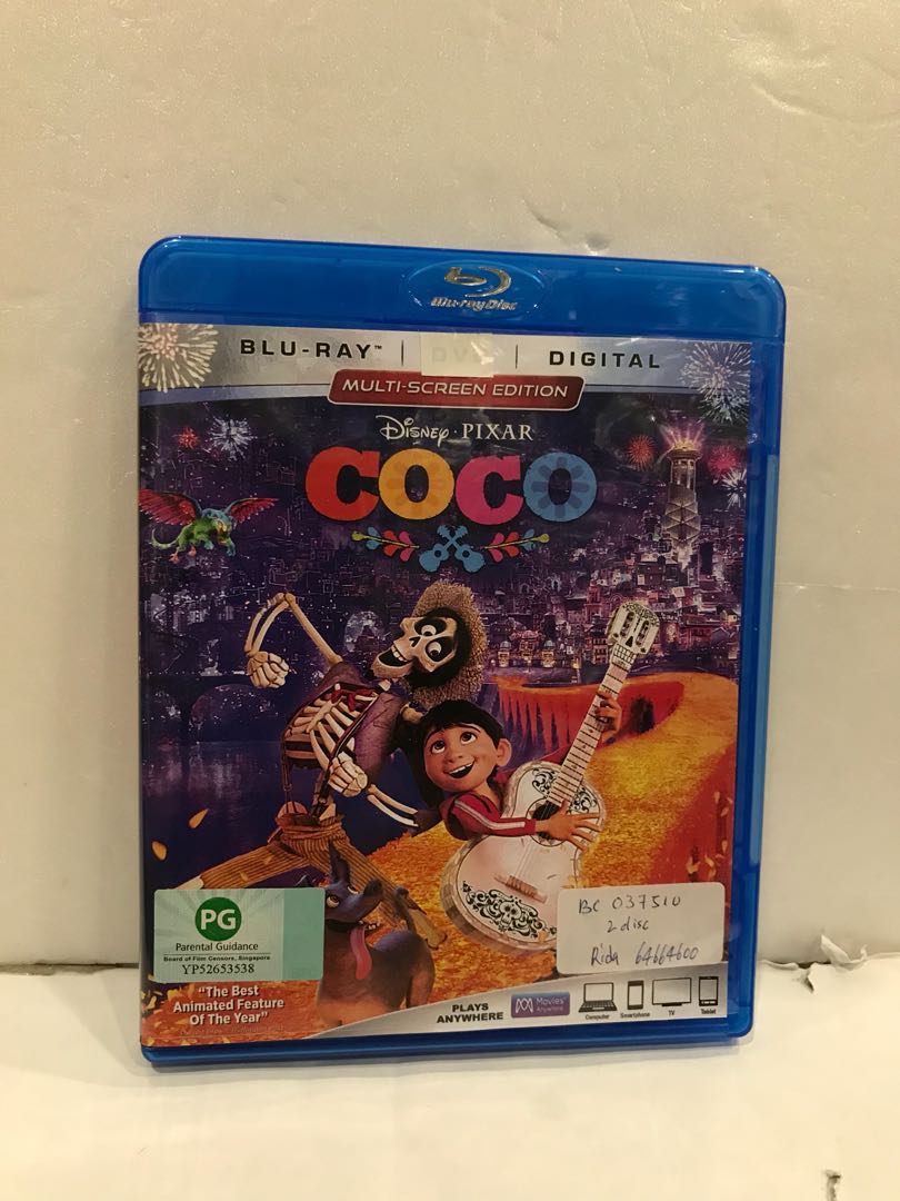COCO BLU RAY, Hobbies & Toys, Music & Media, CDs & DVDs on Carousell