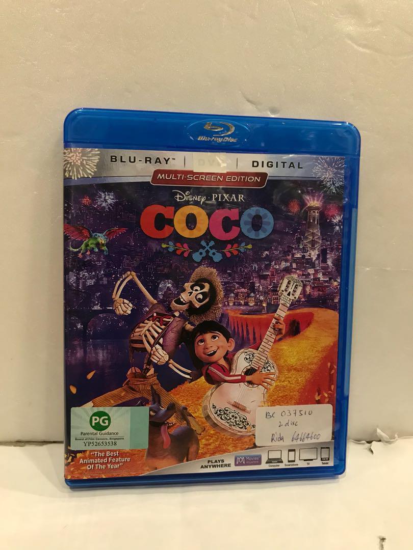 COCO BLU RAY, Hobbies & Toys, Music & Media, CDs & DVDs on Carousell