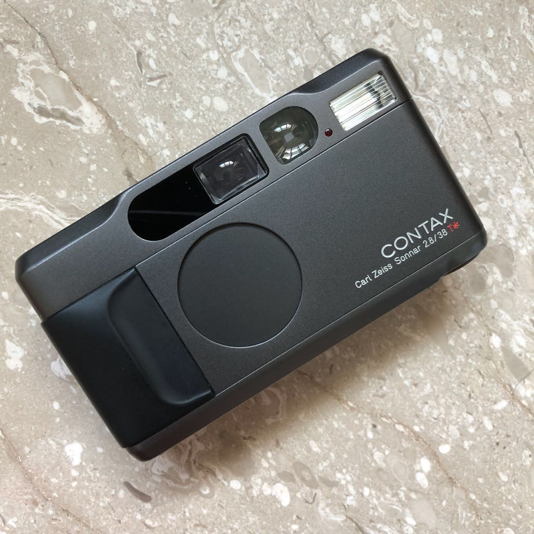 Contax T2 Titanium Grey, Photography, Cameras on Carousell