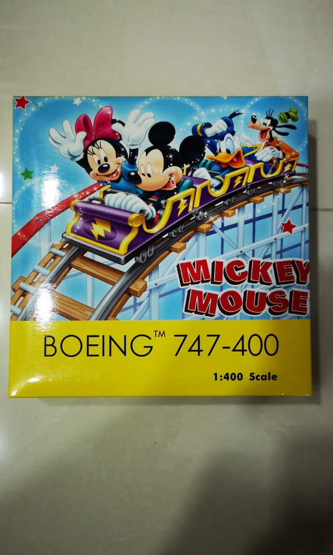 DISNEY MICKEY MOUSE JAPAN AIRLINES BOEING 747-100 & 400, Hobbies & Toys ...