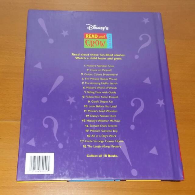 VINTAGE Disney's GOOFY SHAPES UP, Read And Grow Library Vol 9, Hobbies ...