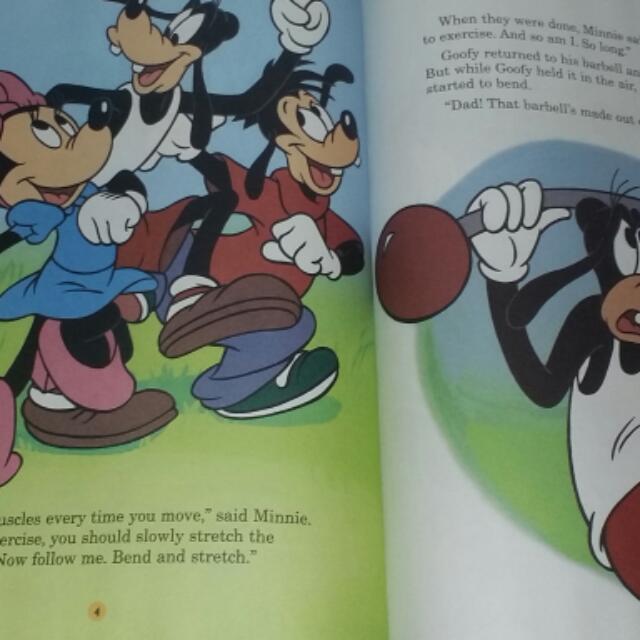 VINTAGE Disney's GOOFY SHAPES UP, Read And Grow Library Vol 9, Hobbies ...