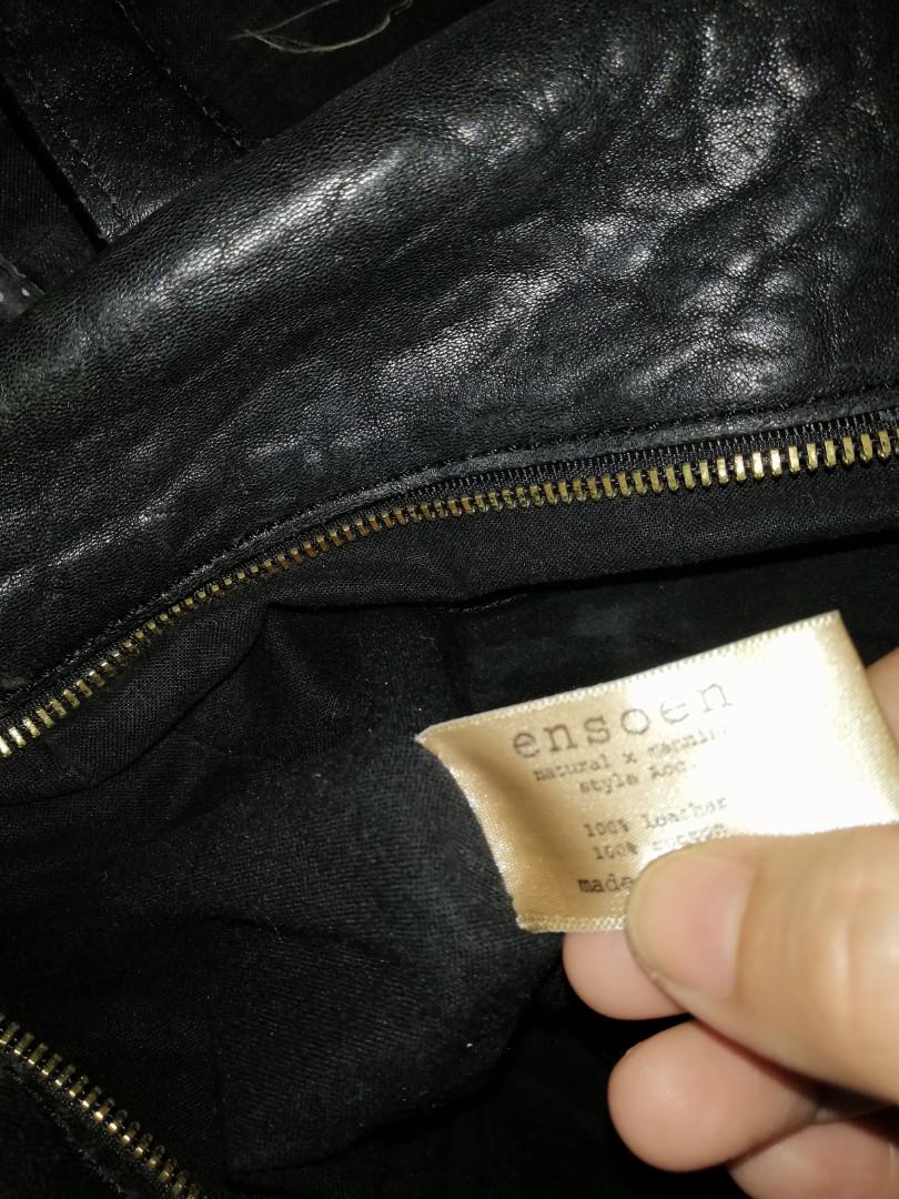 Ensoen leather bag, Women's Fashion, Bags & Wallets, Cross-body Bags on ...