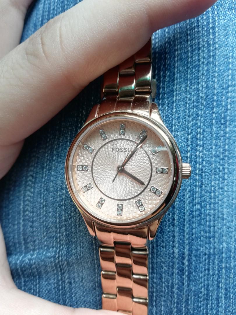 Fossil Women's Watch BQ1571 (Rose Gold) (RUSH), Women's Fashion ...