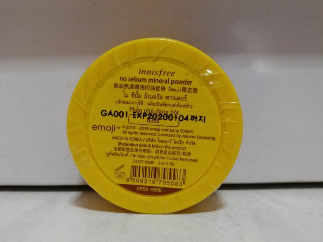 Innisfree No Sebum Mineral Powder [Emoji Limited Edition], Beauty ...
