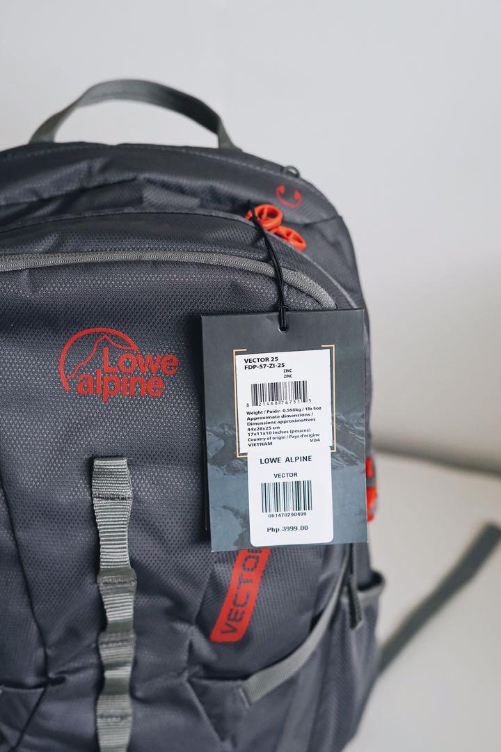 Lowe Alpine Silvermark Vector Backpack 25L (Brand New), Men's Fashion ...