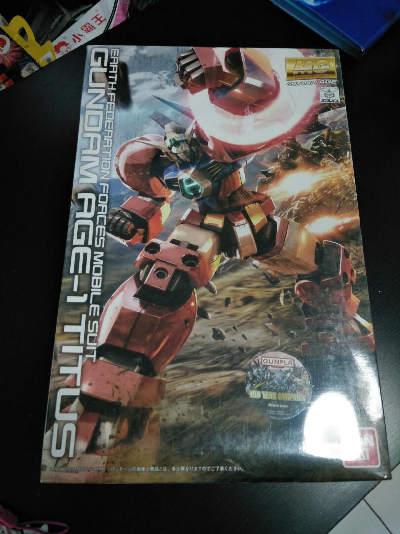 MG Gundam Age - Titus, Hobbies & Toys, Toys & Games on Carousell