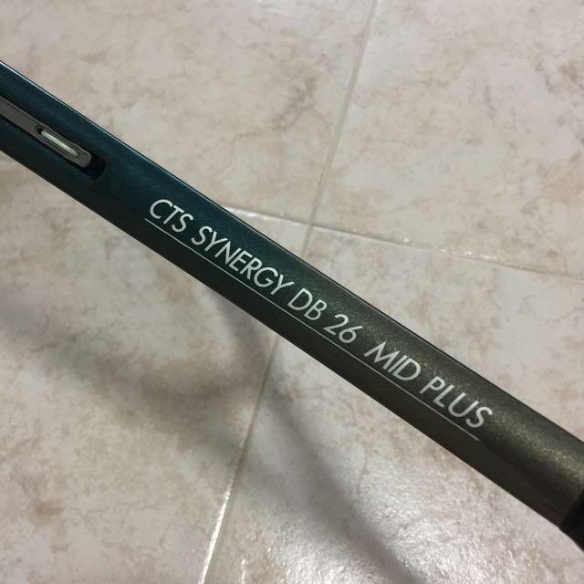 Prince CTS Synergy DB 26 Mid Plus Tennis Racket, Sports Equipment ...