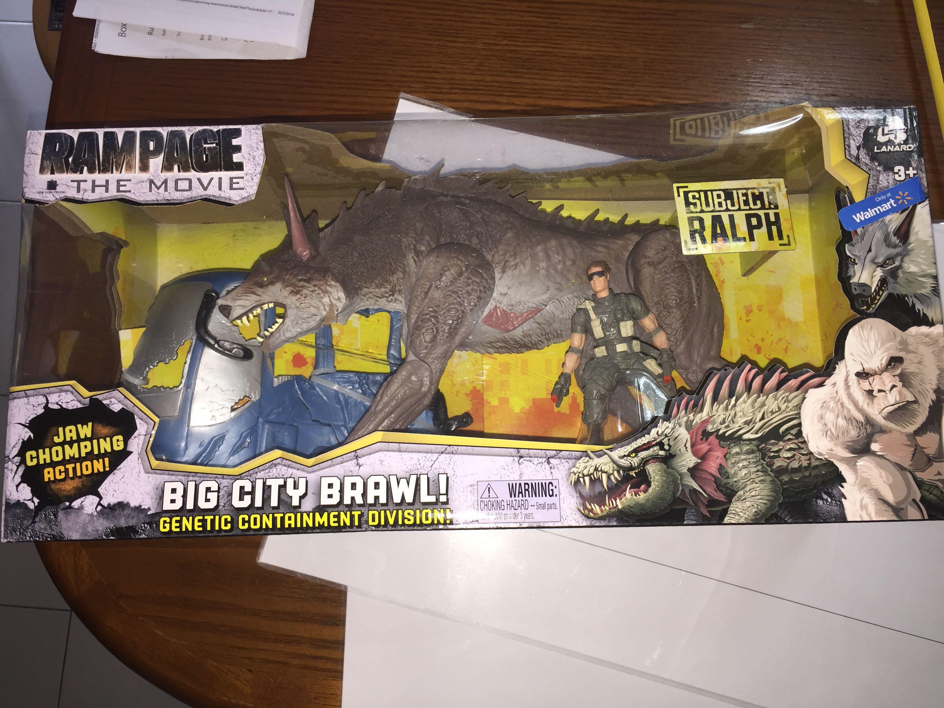 Rampage - Big City Brawl - Ralph With Figure, Hobbies & Toys, Toys ...