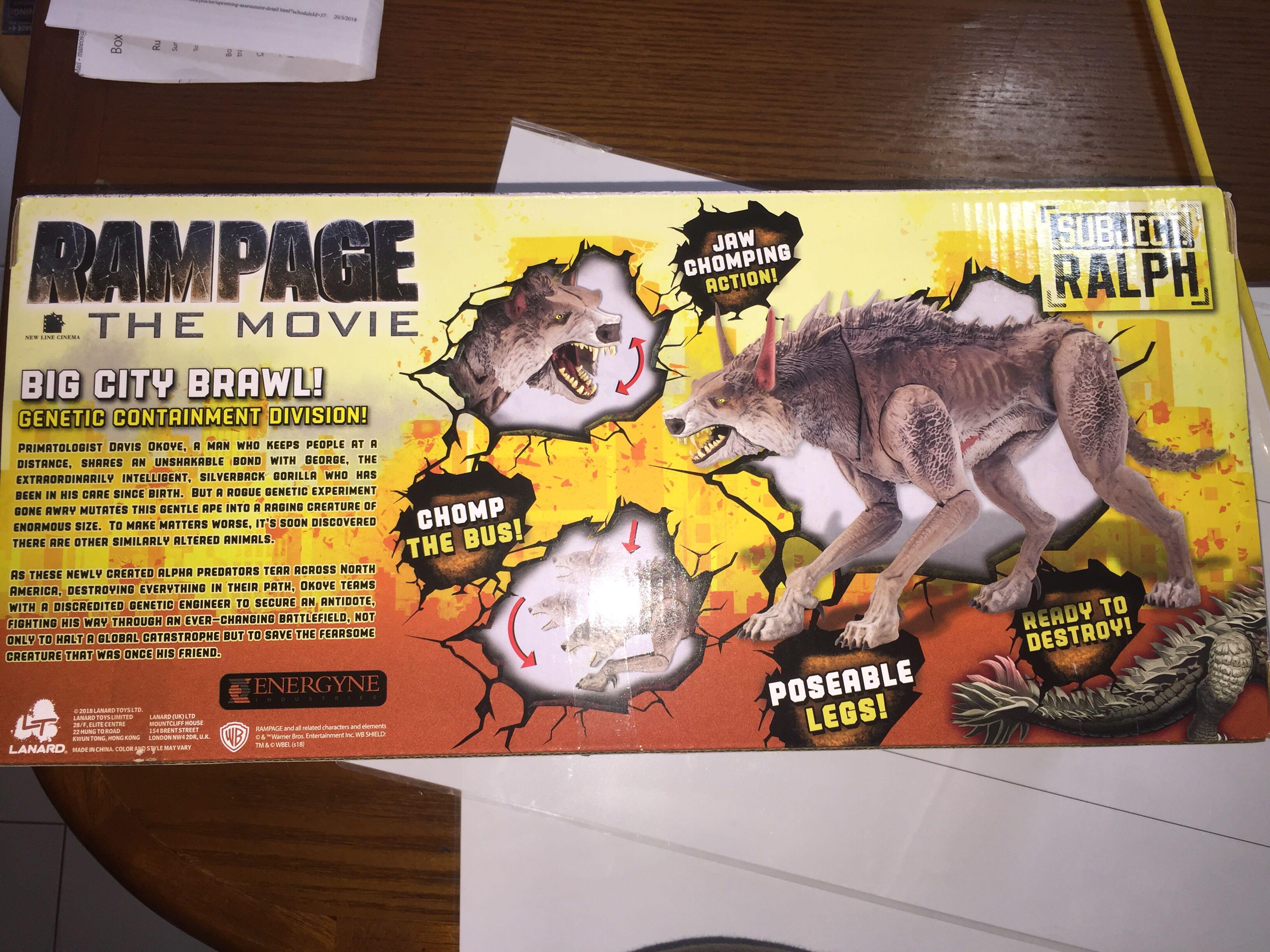 Rampage - Big City Brawl - Ralph With Figure, Hobbies & Toys, Toys ...