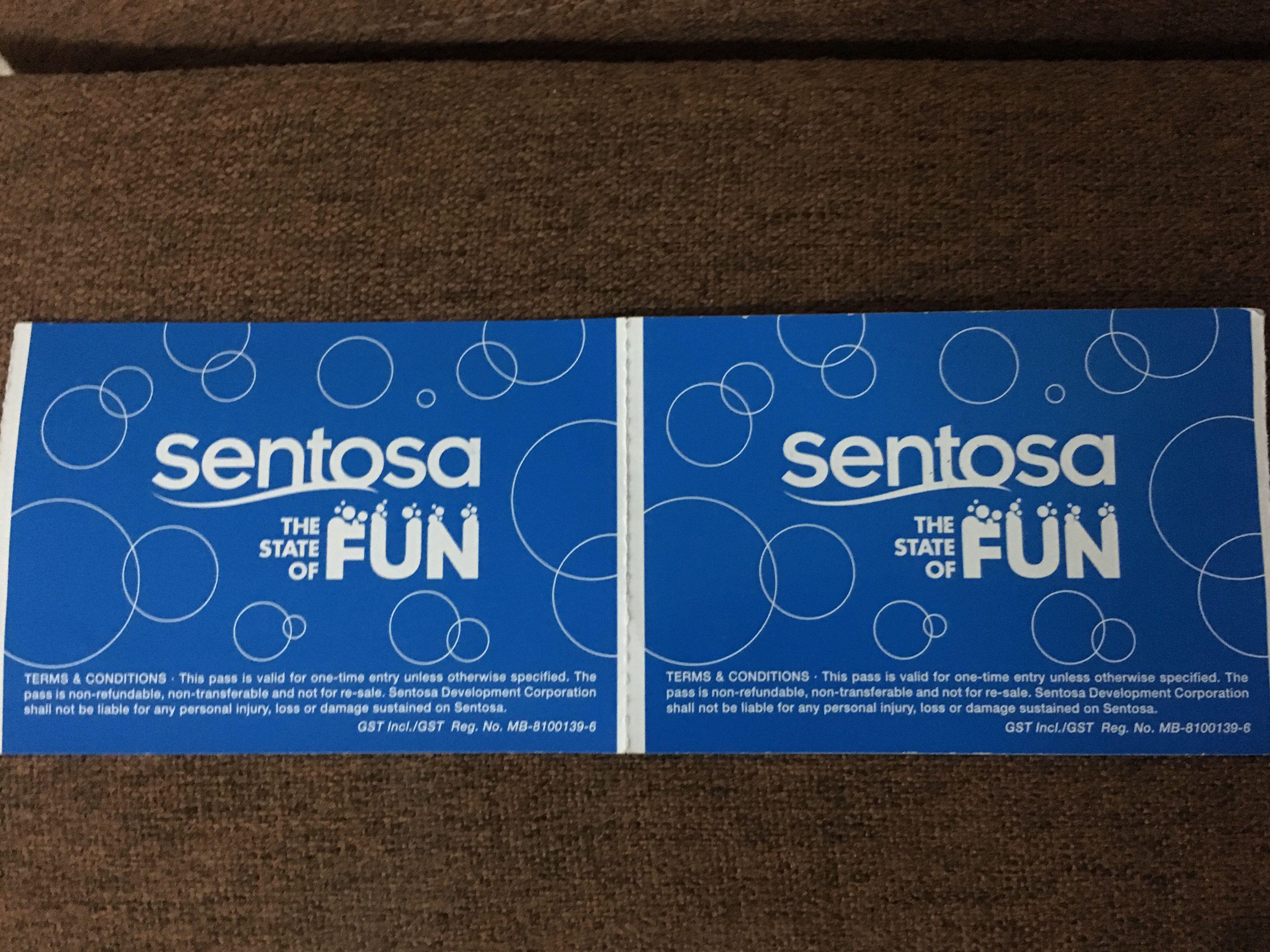 Sentosa fun pass tickets, Tickets & Vouchers, Local Attractions ...
