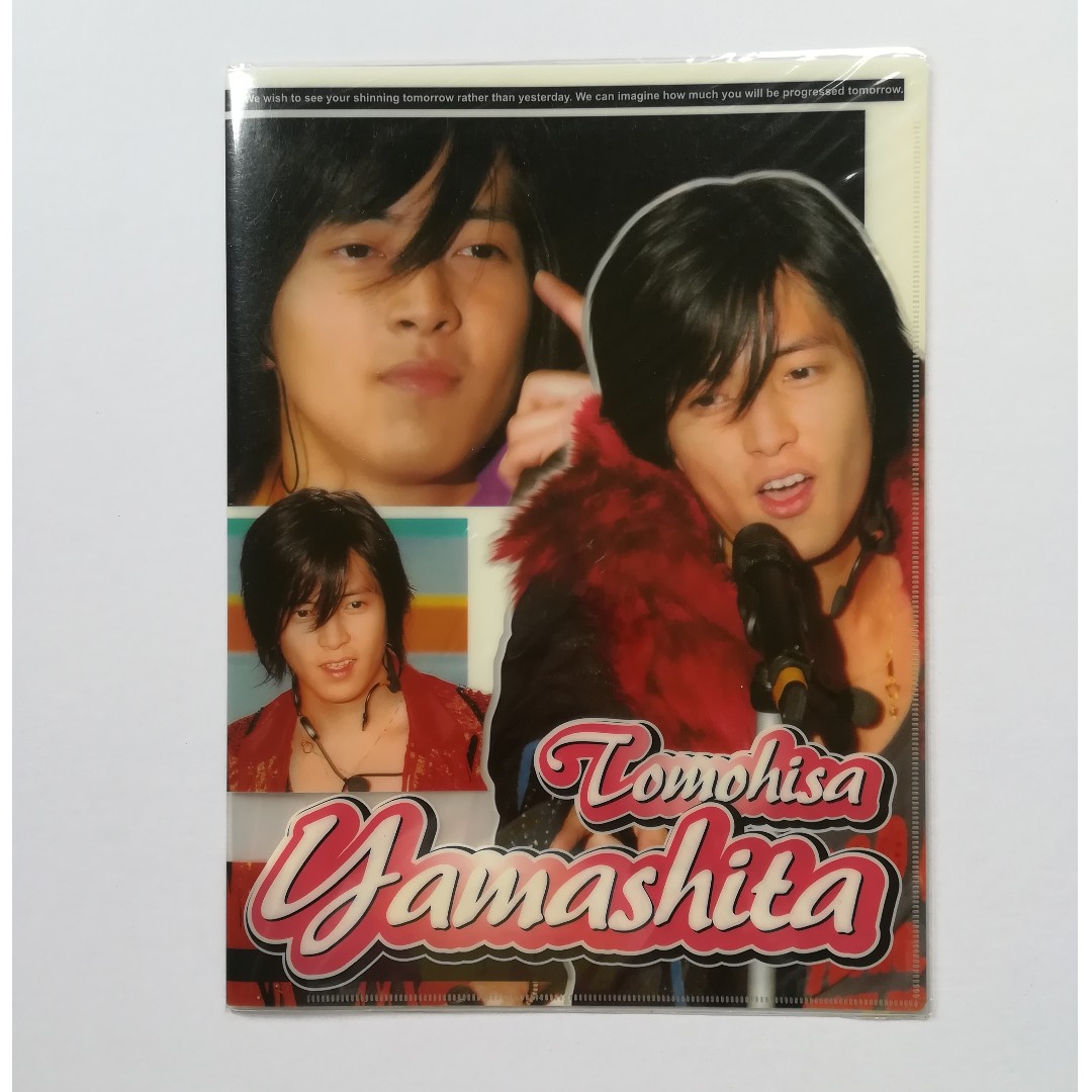 Tomohisa Yamashita (Yamapi) - 2 Pocket Clear File, Hobbies & Toys, Collectibles & Memorabilia, J ...
