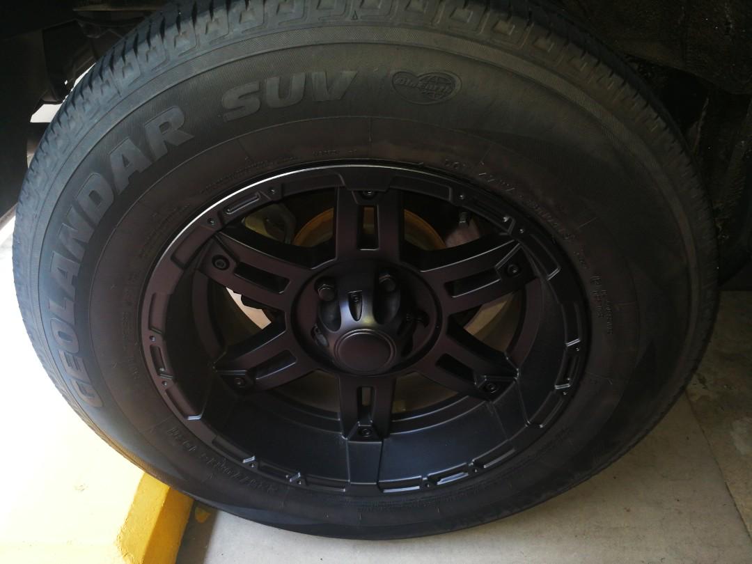 REVO 16" 4X4 Tyre & rims, Car Accessories, Tyres & Rims on Carousell