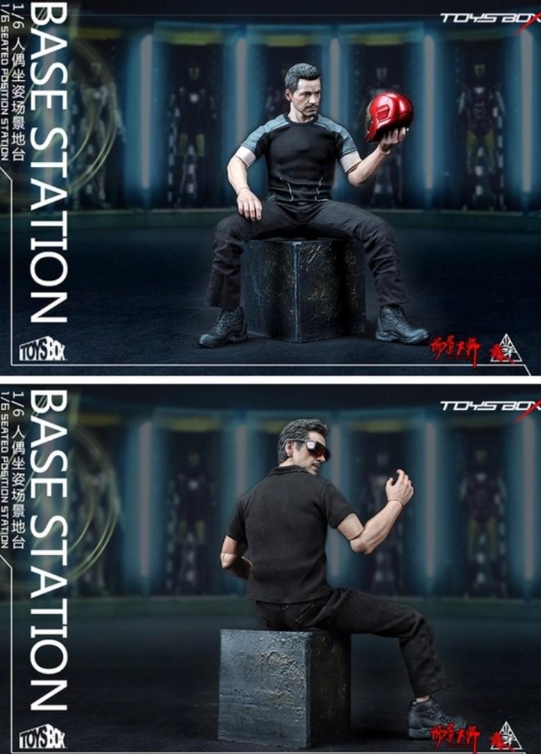 In stock! 1/6 scale Tony Stark work base station, Toys & Games, Bricks ...