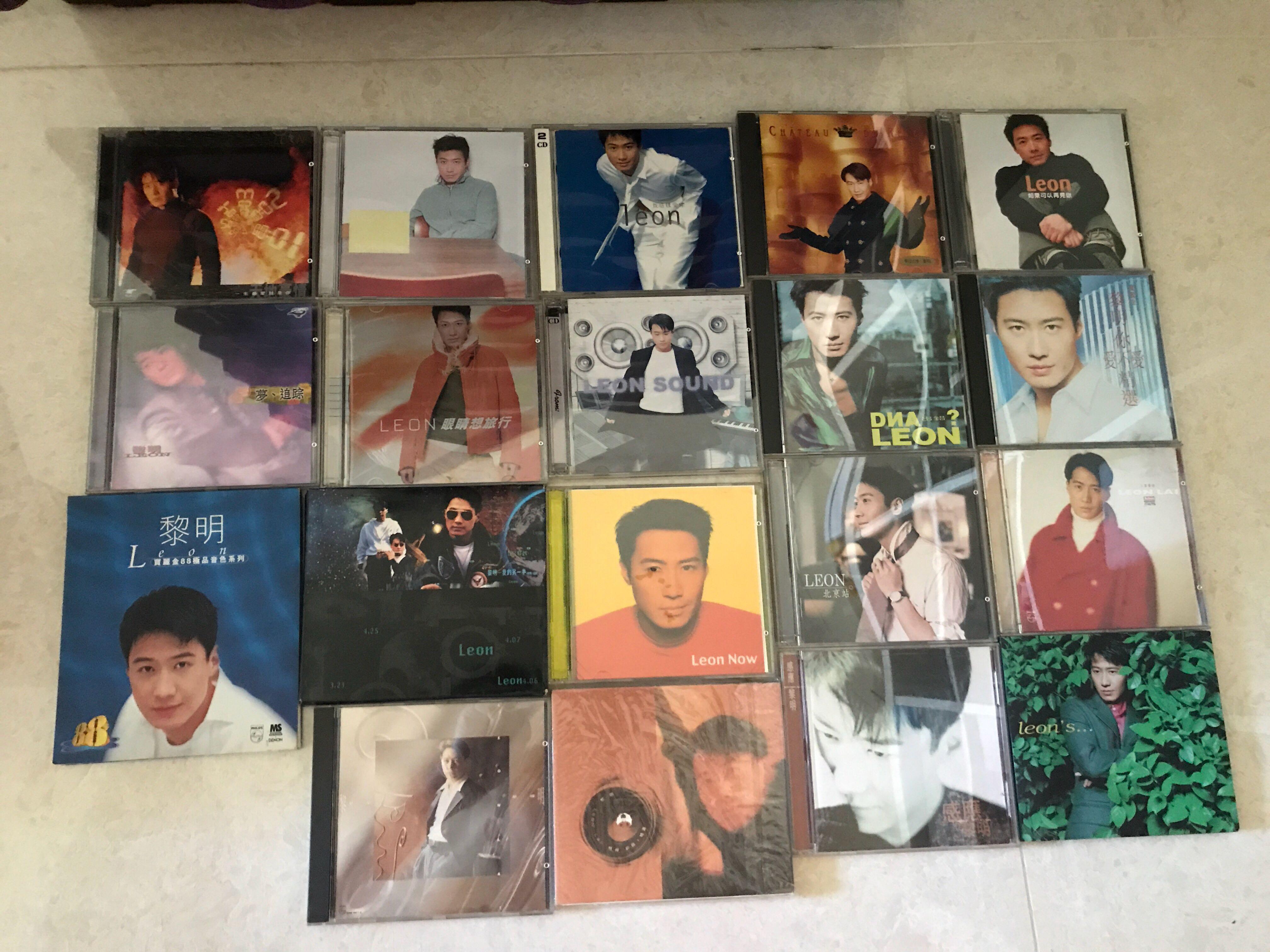 黎明 Leon Lai CD total 20隻, 興趣及遊戲, 音樂樂器 & 配件, 音樂與媒體 - CD 及 DVD - Carousell