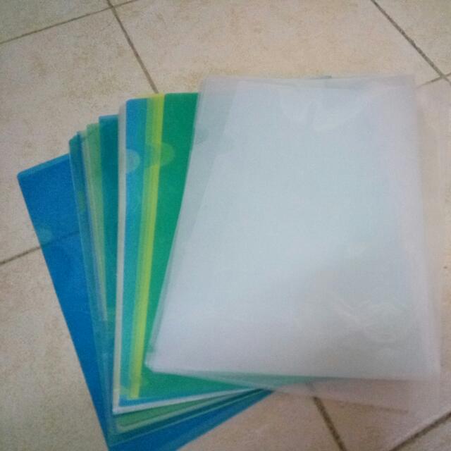 A4 L Shape Plastic File, Hobbies & Toys, Stationery & Craft, Craft ...