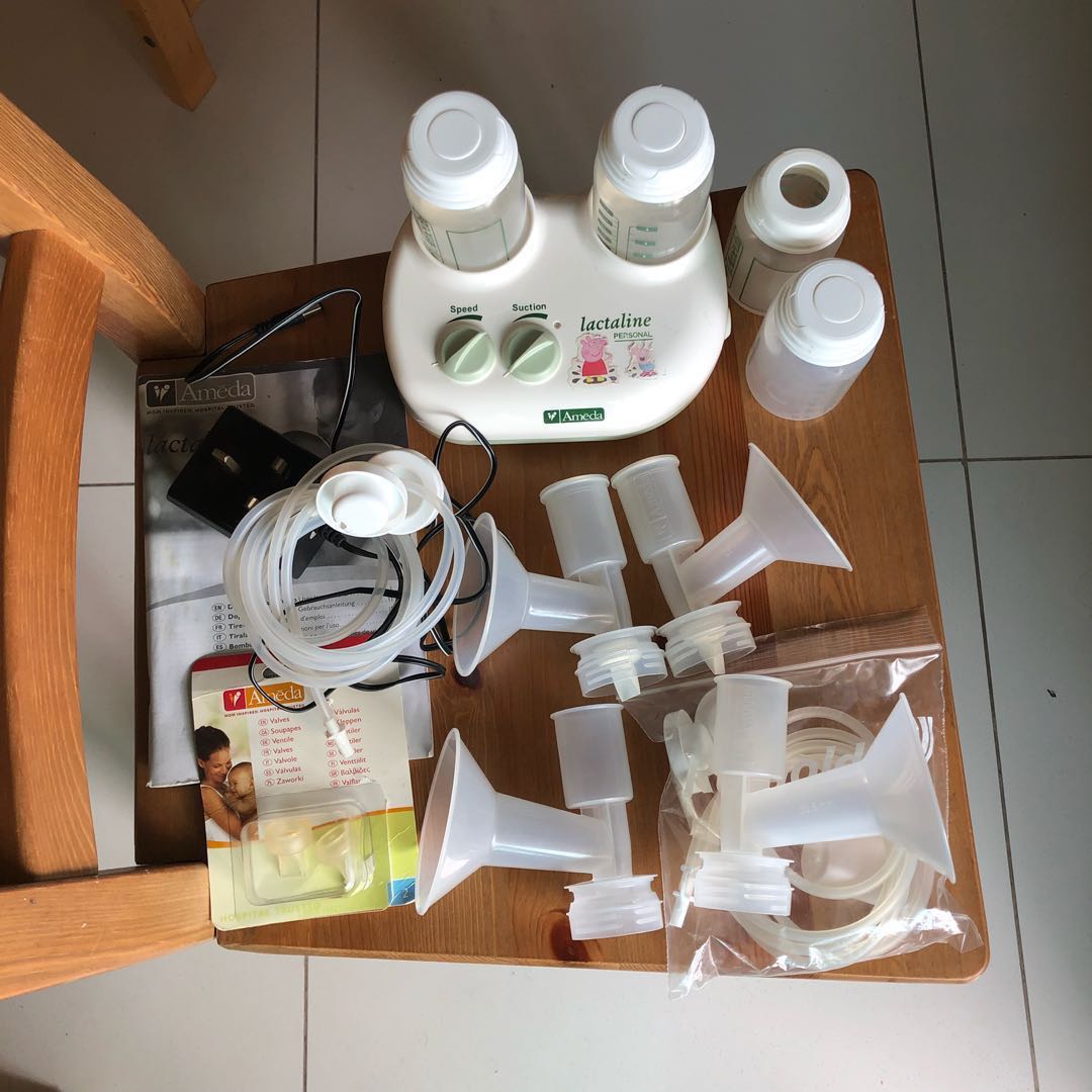 Ameda Electric Dual Breast Pump, Babies & Kids, Nursing & Feeding, Breastfeeding & Bottle ...