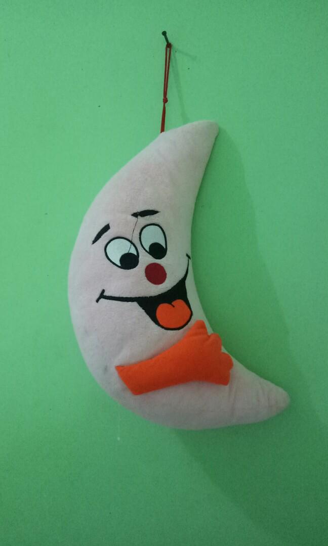 Boneka bulan sabit baby pink, Bayi & Anak, Mainan & Baby Walker di ...