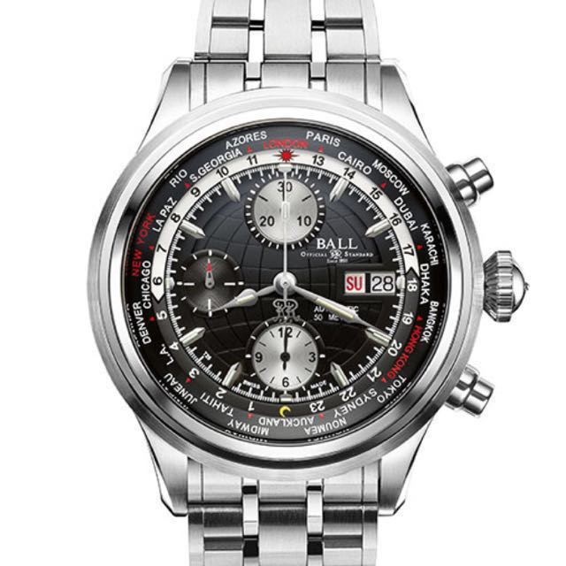Brand New Ball Trainmaster world time chrono, Luxury, Watches on Carousell