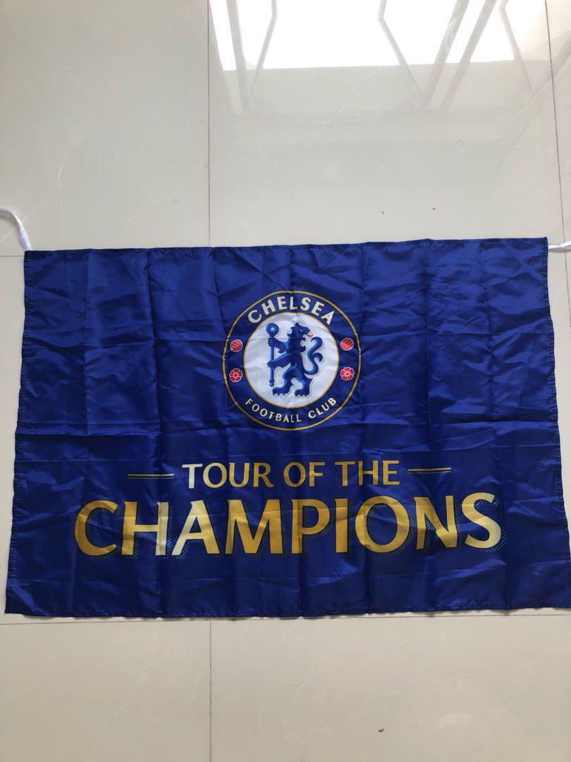 Chelsea FC flag, Men's Fashion, Activewear on Carousell