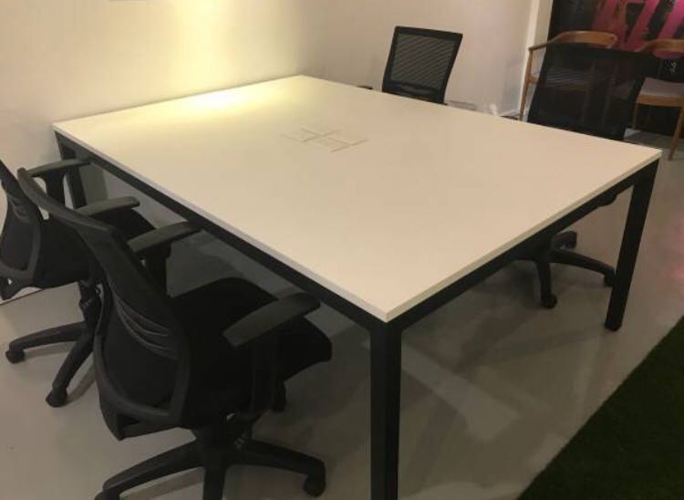 Custom office/ co-working tables, Furniture & Home Living, Furniture ...