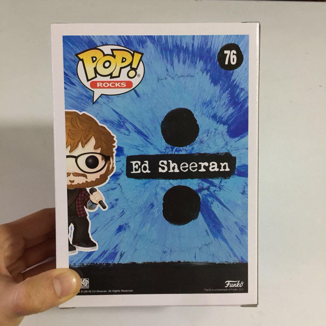 Funko Pop Ed Sheeran, Hobbies & Toys, Toys & Games on Carousell