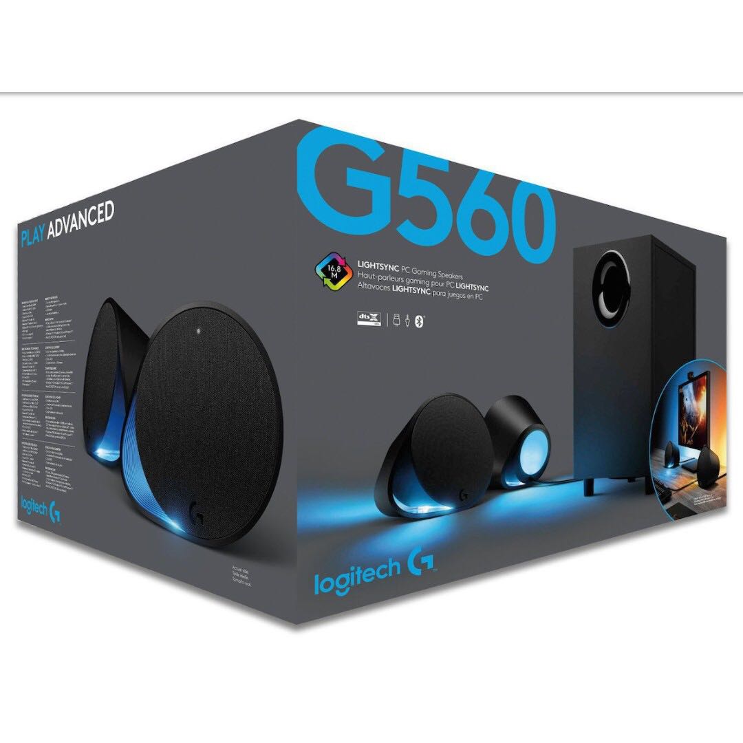 Logitech G560 RGB Speakers (USB PORT) For Sale, Audio, Portable Audio ...