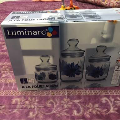 LUMINARC JAR SET, Furniture & Home Living, Kitchenware & Tableware ...