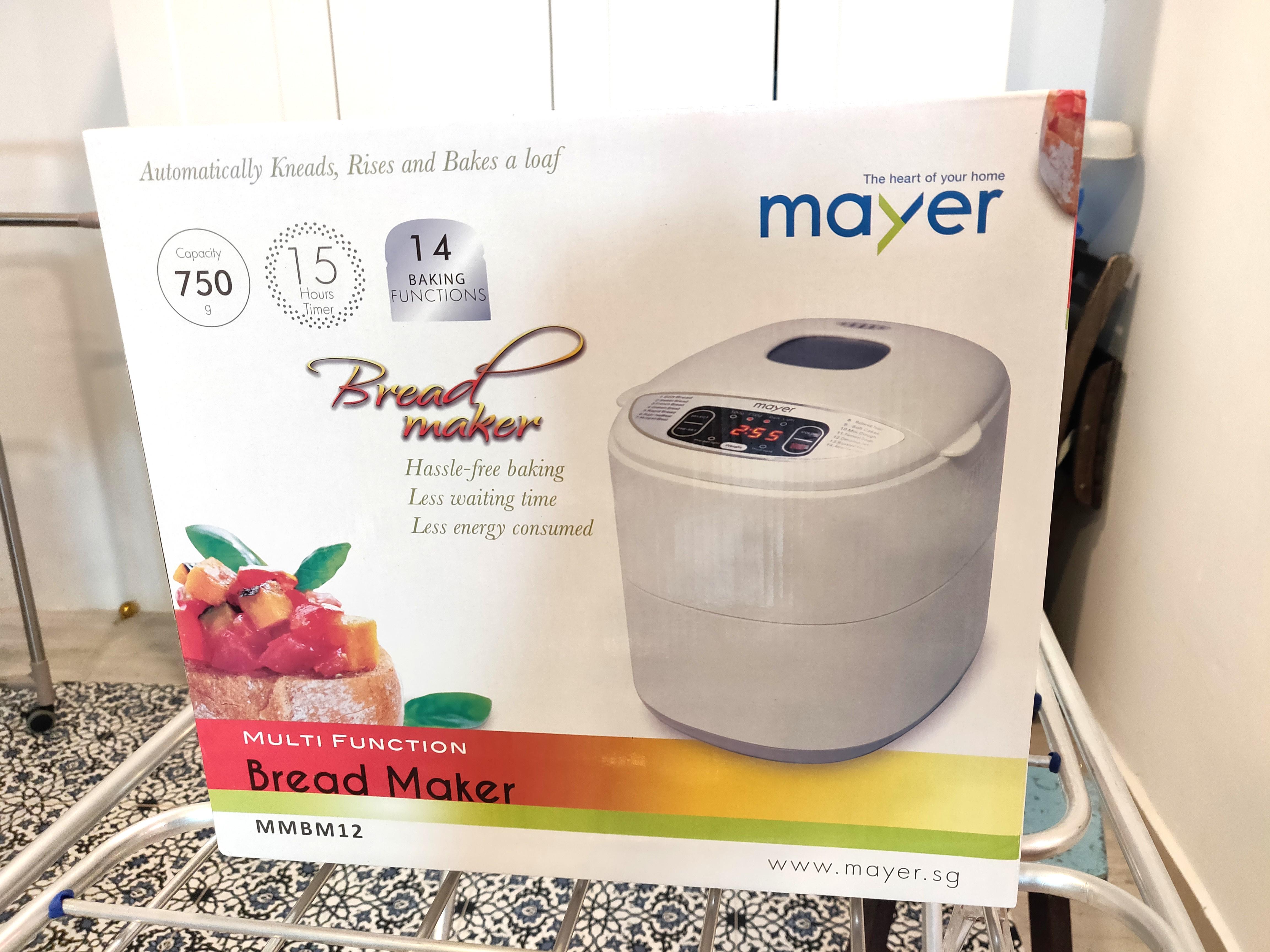 BNIB Mayer Bread Maker, TV & Home Appliances, Kitchen Appliances, Ovens ...