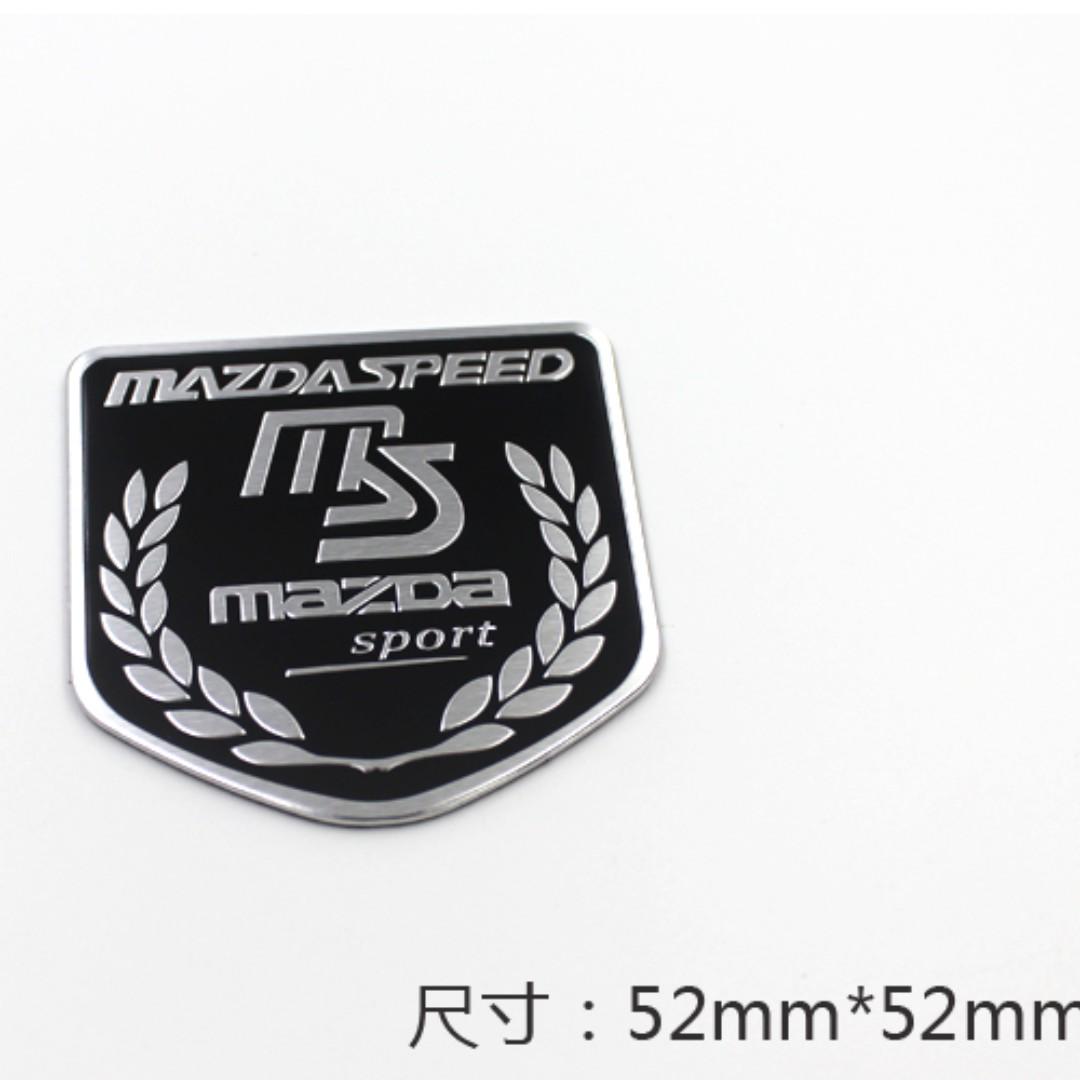 mazdaspeed accessories emblem badges stickers, Car Accessories ...