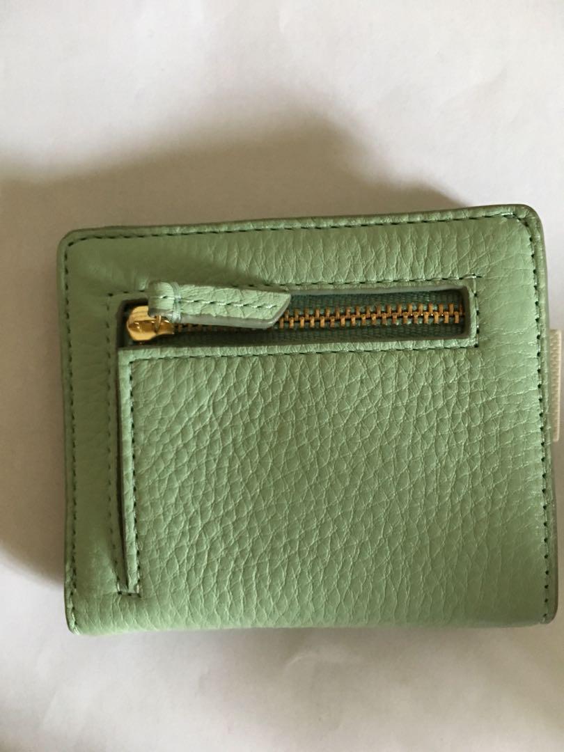 Original Fossil Wallet - Emma Mini Wallet Misty Jade, Women's Fashion ...