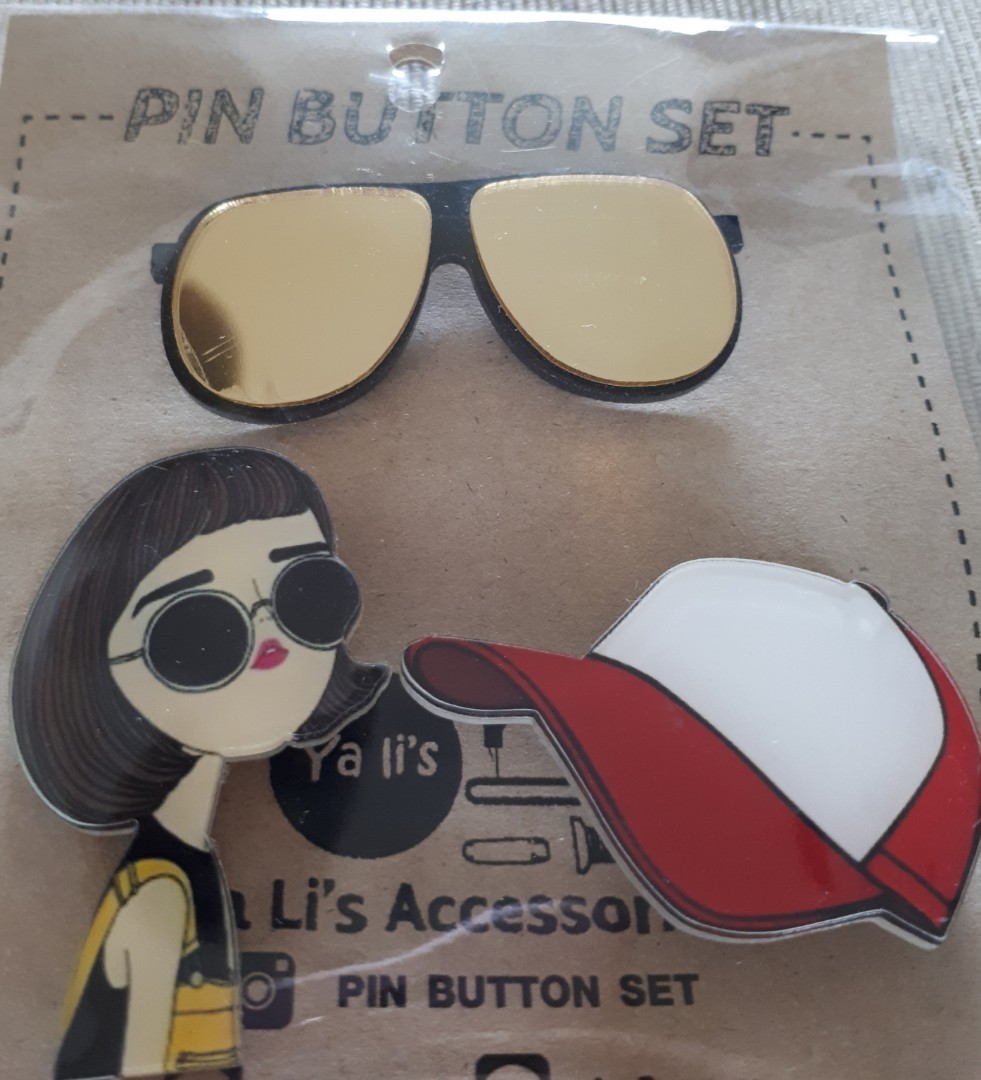 Pin on button set, Hobbies & Toys, Stationery & Craft, Craft Supplies & Tools on Carousell