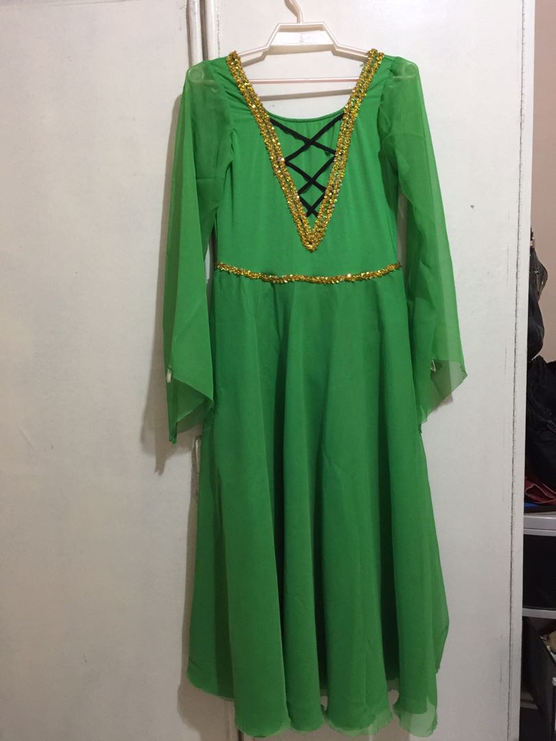 Princess Fiona Costume, Women's Fashion, Dresses & Sets, Traditional ...