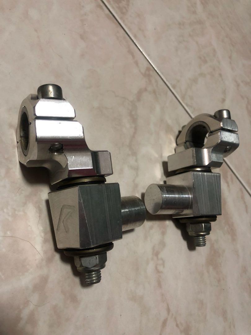 Rox Speed FX Elite Series Anti-Vibration Handlebar Riser, Motorcycles ...