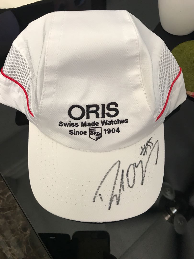 Signed Oris Cap, Sports, Sports Apparel on Carousell