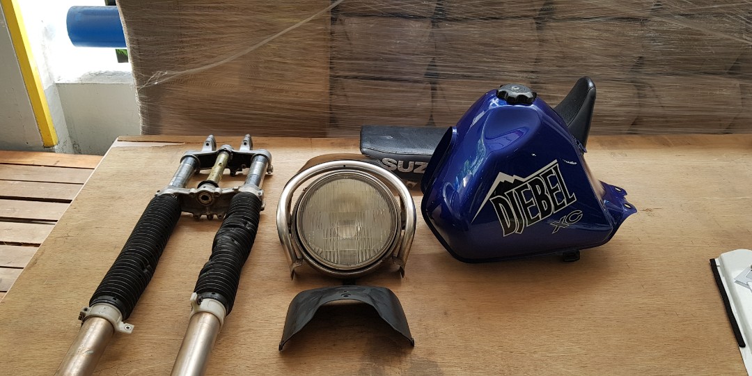 Suzuki djbel parts, Motorcycles, Motorcycle Accessories on Carousell