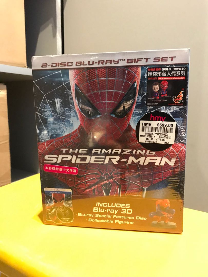 The Amazing Spider Man Blu Ray Gift Set, 興趣及遊戲, 收藏品及紀念品, 明星周邊 - Carousell