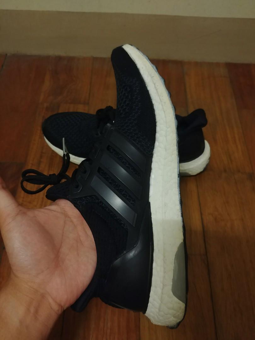 Ultra Boost V1 - Core Black, Men's Fashion, Footwear, Sneakers on Carousell
