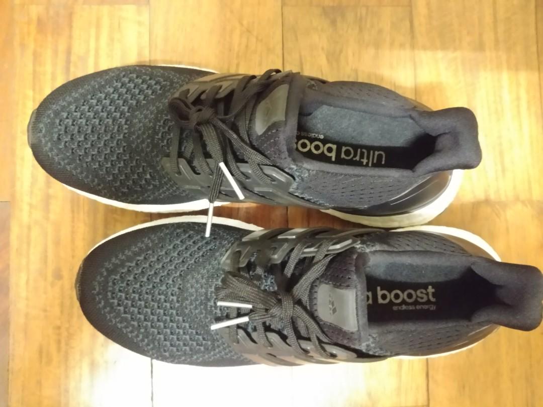 Ultra Boost V1 - Core Black, Men's Fashion, Footwear, Sneakers on Carousell