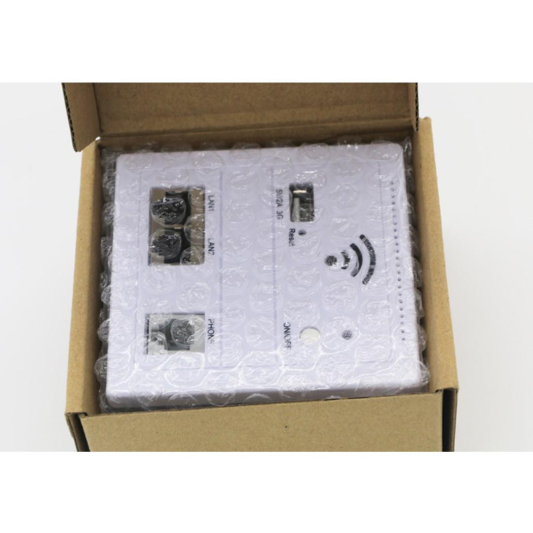 Wireless WiFi Panel Home Router with Switch and 5V 2A AP Indoor Wall ...