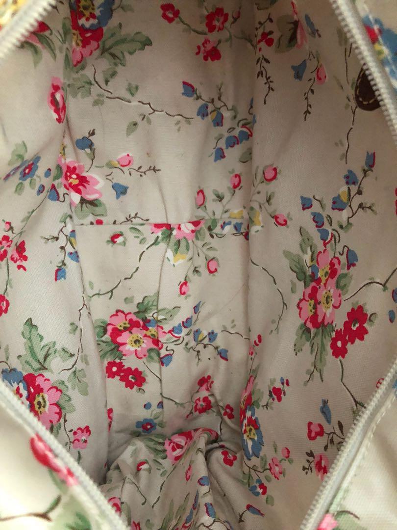 Authentic Cath Kidston Rose Flower Day Bag, Women's Fashion, Bags ...