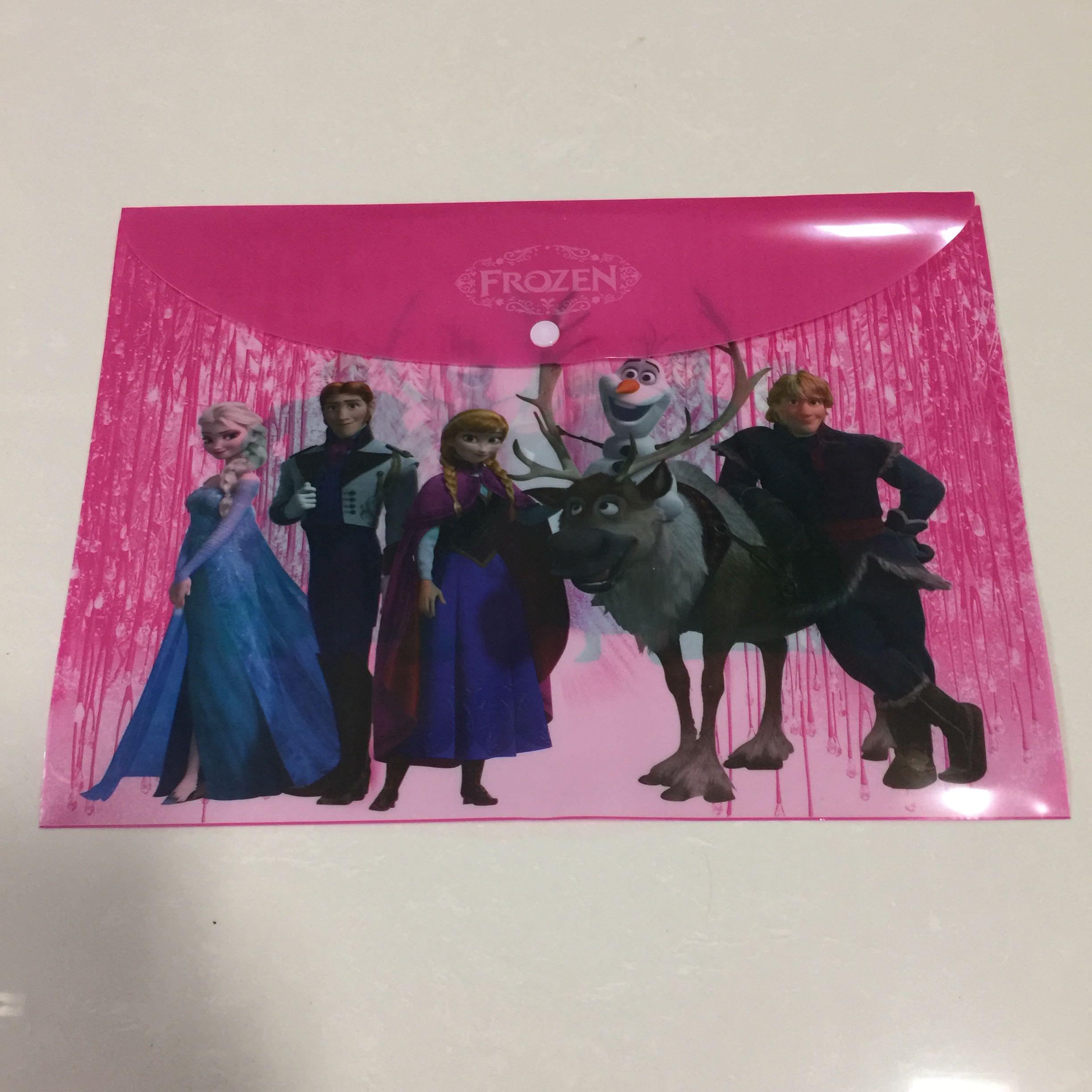 Brand New Disney Cartoons Frozen Documents Folder, Hobbies & Toys ...