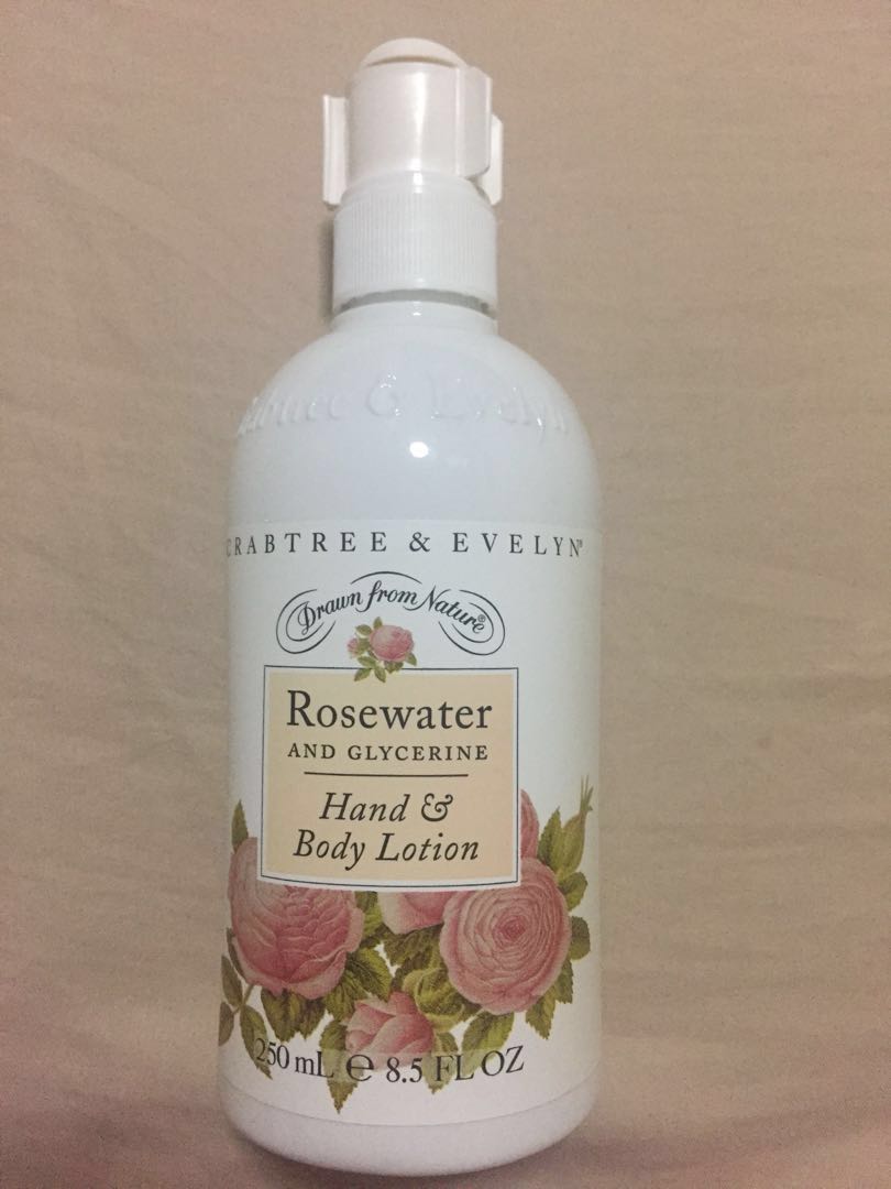 Crabtree & Evelyn rose water hand and body lotion (buy one get one free ...