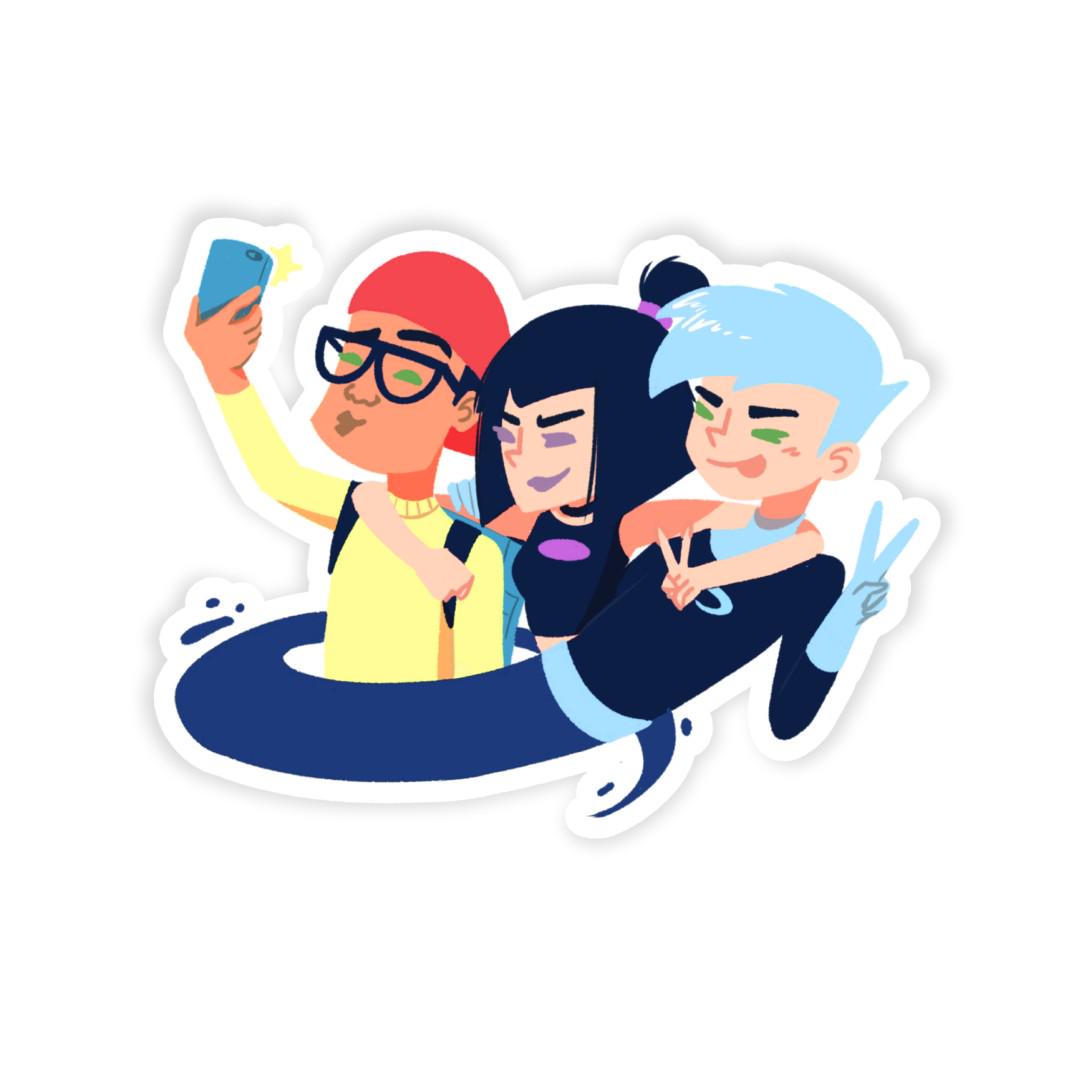 [PREORDER] Danny Phantom Sticker, Hobbies & Toys, Stationery & Craft ...