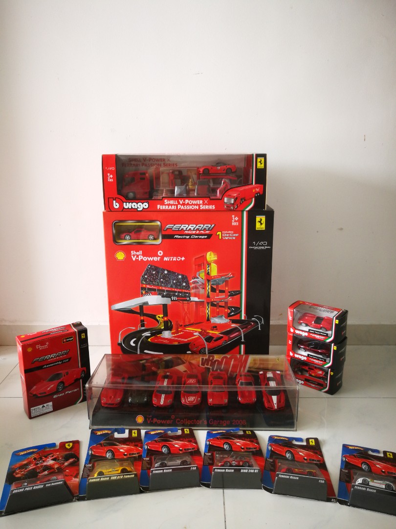 FERRARI Shell V Power toy cars, Hobbies & Toys, Toys & Games on Carousell