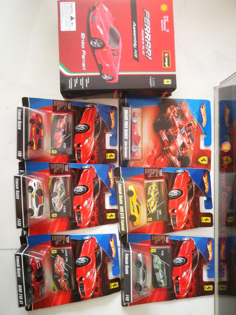 FERRARI Shell V Power toy cars, Hobbies & Toys, Toys & Games on Carousell