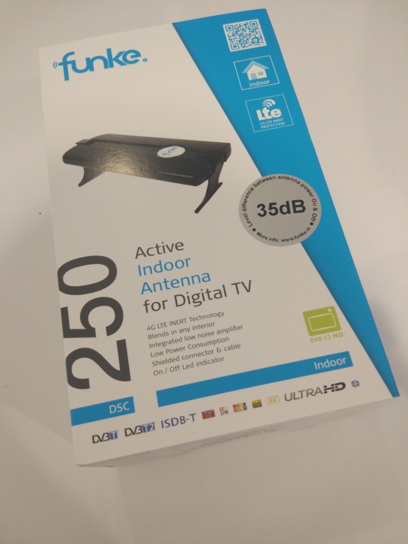 Funke Digital TV Indoor Antenna, TV & Home Appliances, TV & Entertainment, TV Parts ...