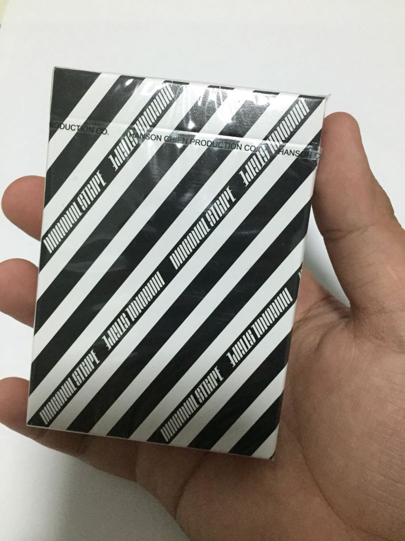 Limited edition DIAGONAL STRIPE playing cards only 999, Hobbies & Toys ...