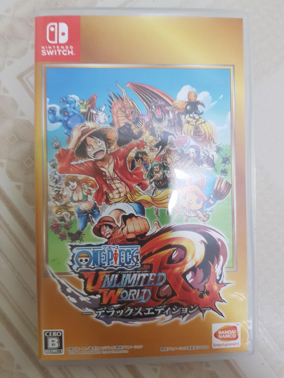 Nintendo Switch One Piece unlimited world, Video Gaming, Video Games ...